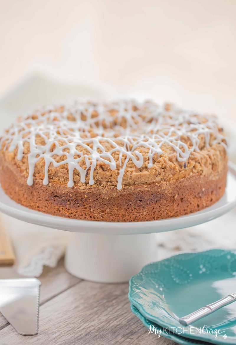 Hazelnut Streusel Coffee Cake - My Kitchen Craze