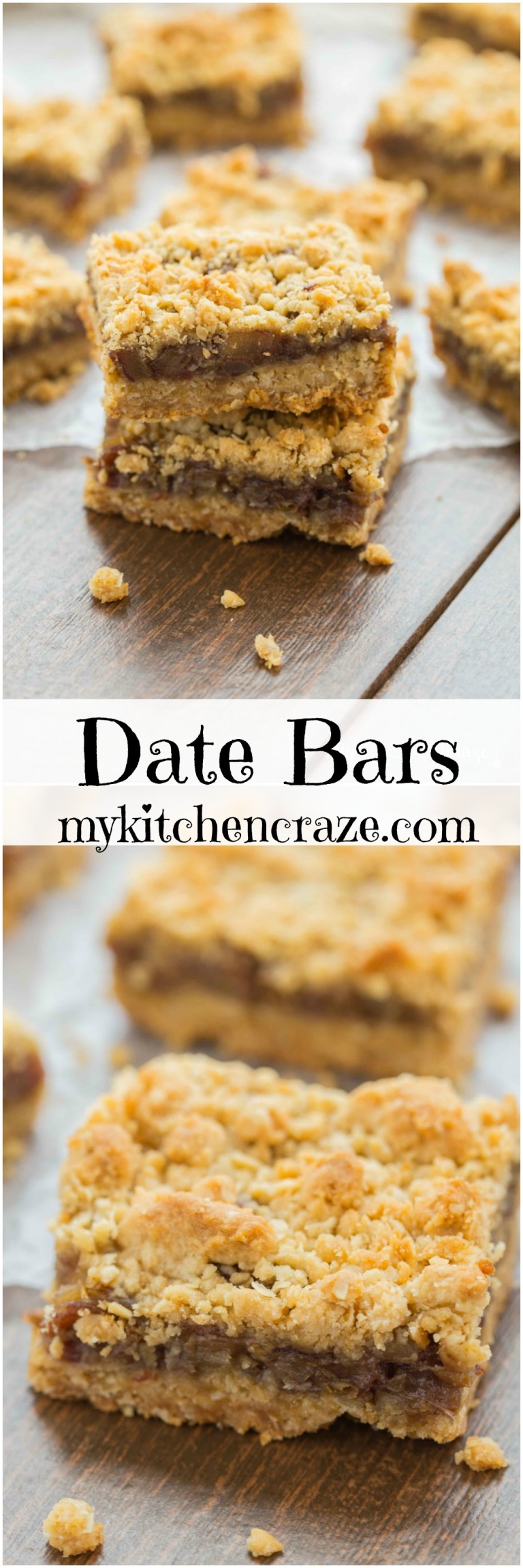 Date Bars - My Kitchen Craze