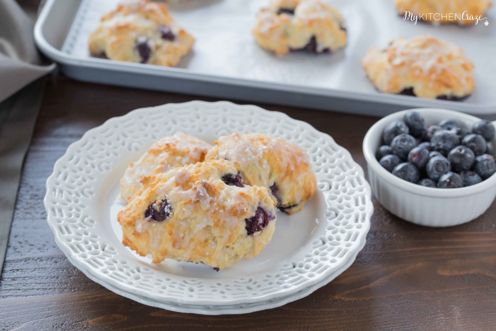 Blueberry Scuffins - My Kitchen Craze