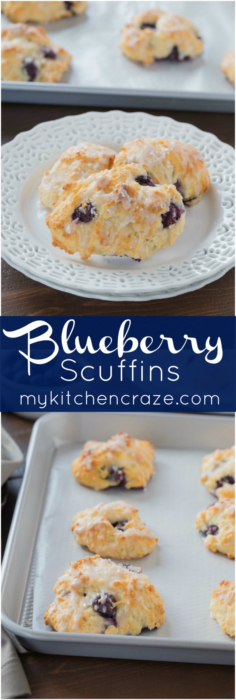 Blueberry Scuffins - My Kitchen Craze