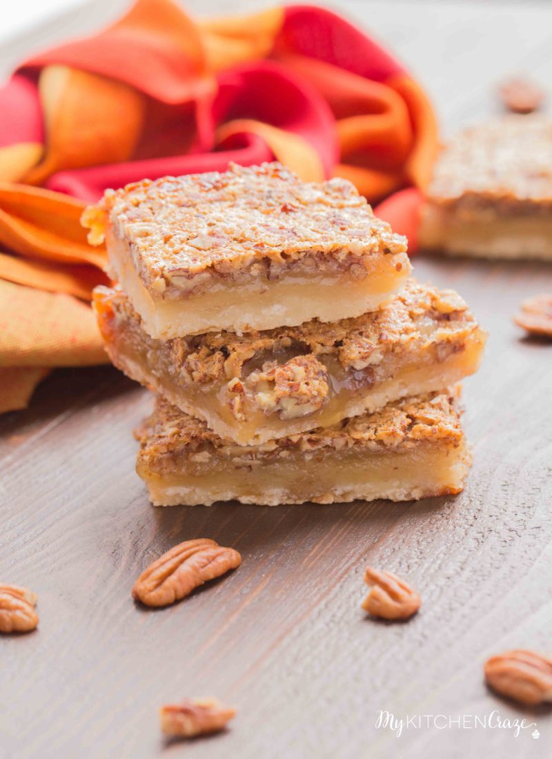 Pecan Pie Bars - My Kitchen Craze
